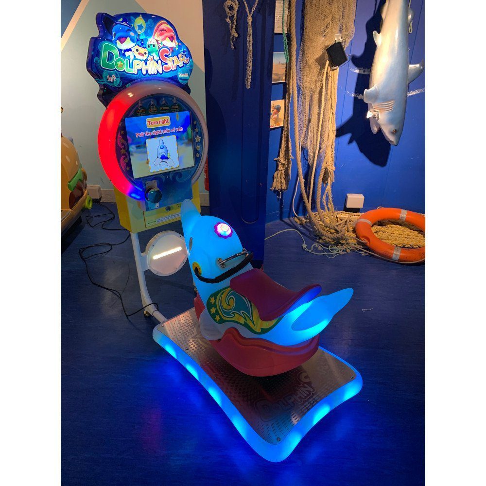 Dolphinstar Video Game Kiddie Ride Leisurematic