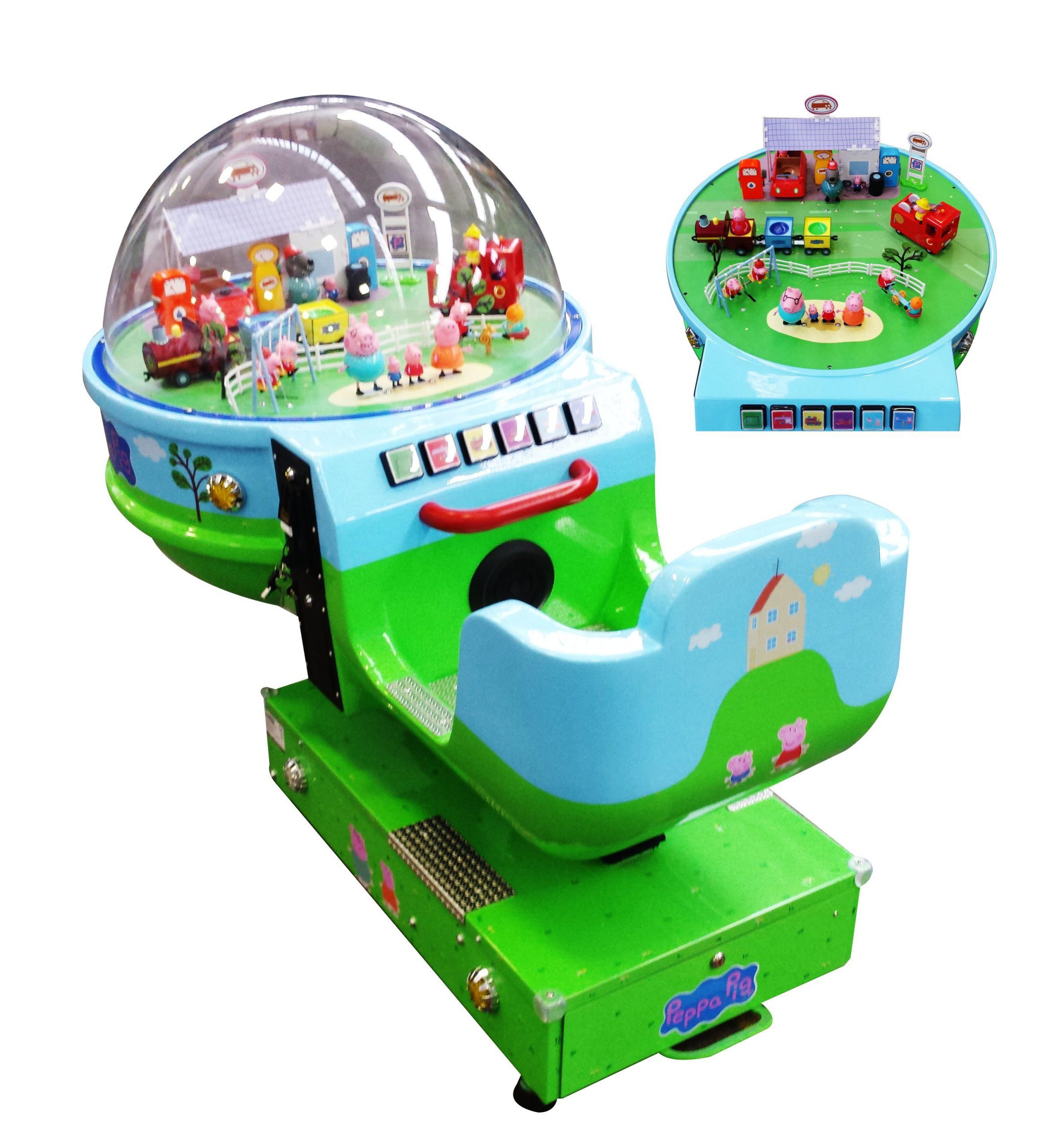 Peppa Pig Dome Kiddie Ride | Leisurematic