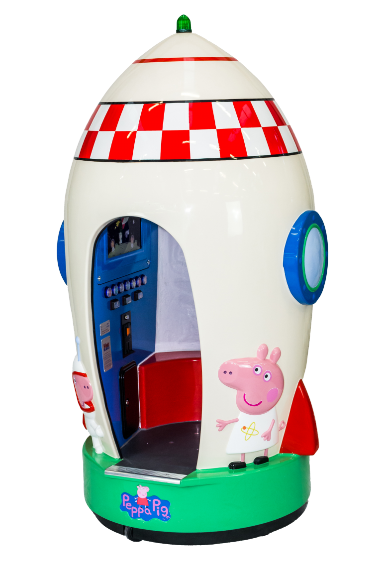 Peppa Pig Rocket Kiddie Ride - Leisurematic