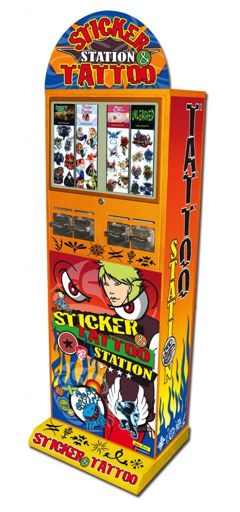 Temporary Tattoo Vending Machine - Leisurematic