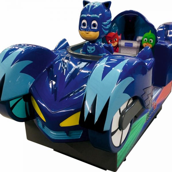 PJ Masks Cat-Car Kiddie Ride - Leisurematic