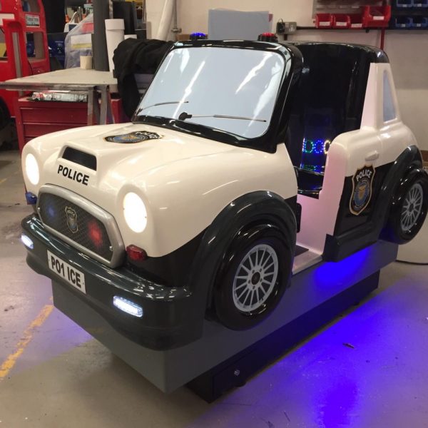 Mini Police Car Kiddie Ride - Leisurematic