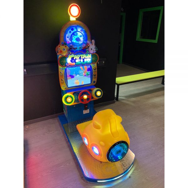 Captain Sub Video Game Coin Op Kiddie Ride - Leisurematic