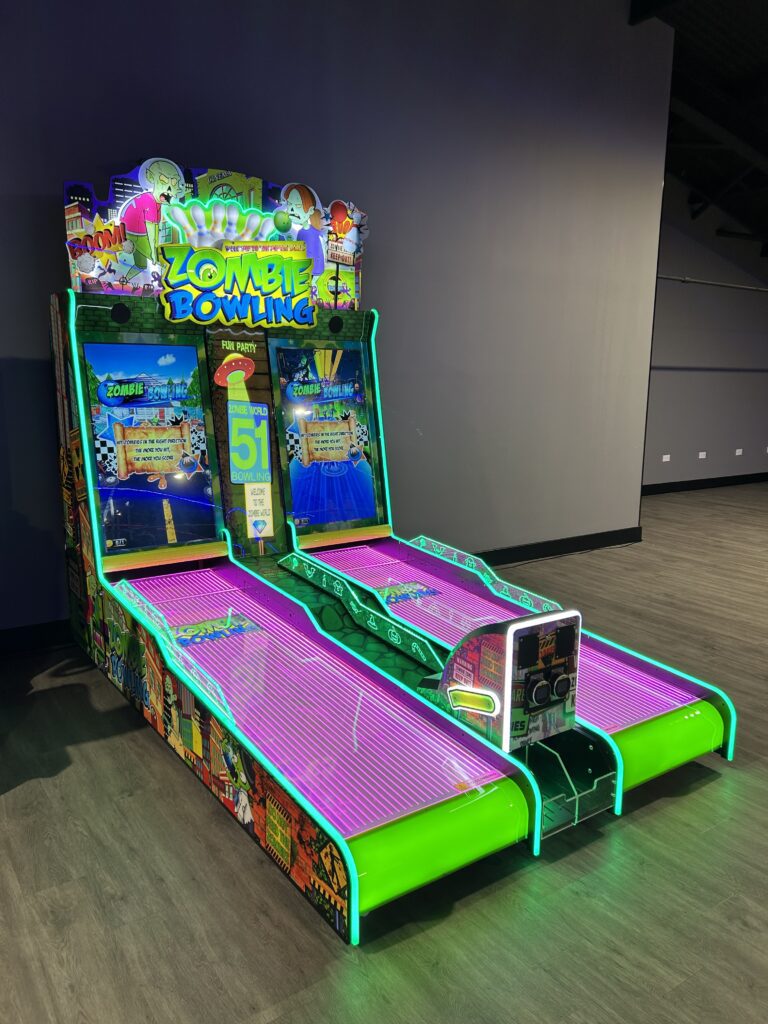 2 Lane Zombie Bowling Arcade Game Machine – Leisurematic